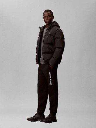 Calvin Klein Sweathose Regular Fit, seitlicher Logo-Schriftzug