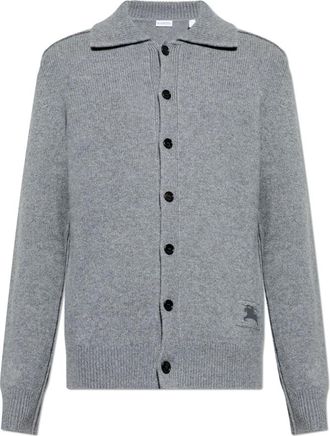 Burberry Homme, Pulls, Gris, Taille: XS Cardigan en cachemire