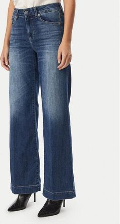 Liu Jo Jeans UF6068 DS081 Dunkelblau Wide Leg