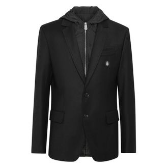 Billionaire Boys Club Homme, Vestes, Noir, Taille: 2XL Travel Hood Blazer