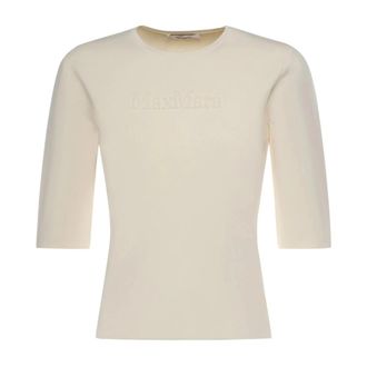 Max Mara Maglia Canottiera Top - - Knitwear - Damen - Beige - M