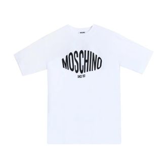Moschino Logo Sport T-Shirt - - Tops - Herren - Wei&szlig; - L