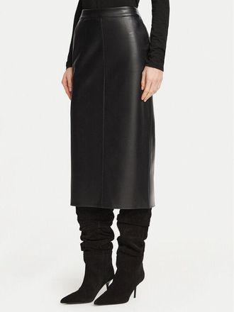 Marella Rock aus Kunstleder 2623776022200 Schwarz Regular Fit