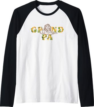 Disney The Lion King Mufasa Sketch Grandpa Fathers Day Raglan