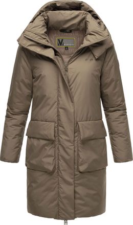 Marikoo Damen Winterjacke mit Magnetverschluss & Kapuze - Nanami