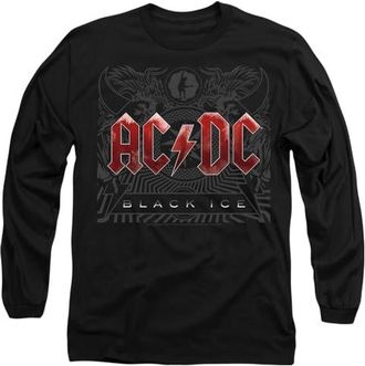 AC/DC ACDC Black Ice Mens Long Sleeve T Shirt Tricot, Noir, L Mixte