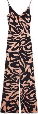 Sisley Sisley Womens Overall 4WAXLT00I Suit Pants, Multicolor, 36