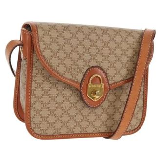 Celine Sac bandouli&egrave;re en plastique Pre-owned - Femme - Pre-owned - Beige - Taille: ONE Size