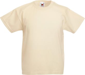 Fruit Of The Loom Boys Value Weight T 61-033-0, Farbe:Natural;Größe:128 cm 128cm,Natural