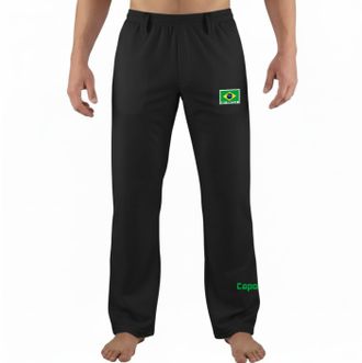 Bay Capoeira Hose schwarz Uni Capoeirahose (130 (XXXS))