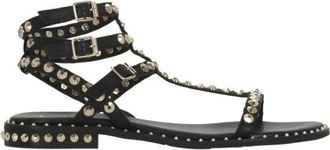 Ash Ash, Femme, Chaussures, Noir, Taille: 38 EU Play Studded Flat Sandal