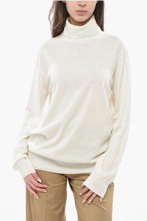 Jil Sander Wool Turtleneck Sweater size 44