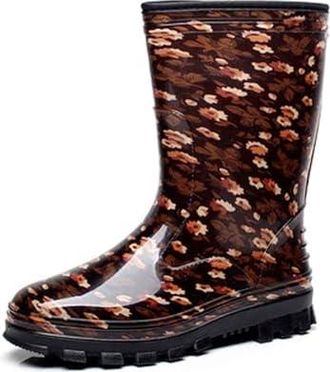 Generic Chaussures pluie en caoutchouc unisexes Imperm&eacute;able Coupe-Vent Bottes enfiler Confortable Antid&eacute;rapant Imperm&eacute;abilit&eacute; totale Semelle ext&eacute;rieure gomme 