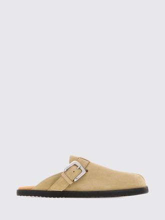 Maison Margiela Tabi Daily Pantoletten aus Velourskalbsleder mit verstellbarem Riemen