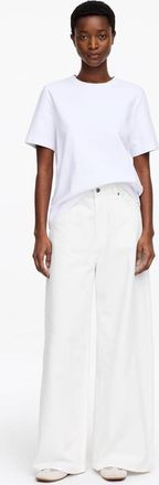 Arket CEDAR Oversized Wide Jeans -Wei&szlig;