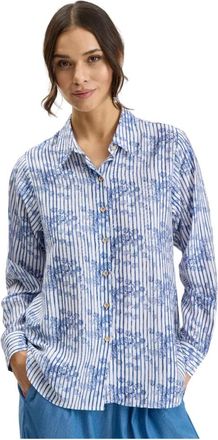 In Front IN Front, Femme, Blouses et Chemises, Bleu, Taille: 42 FR Chemises