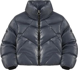 KRAKATAU Nebula Kurze Pufferjacke - - Jackets - Damen - Blau - M