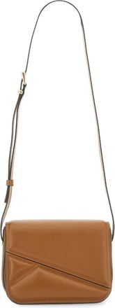 Wandler Womens Medium Oscar Trunk Bag Brown Leather Shoulder