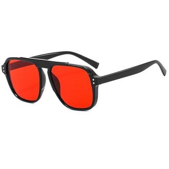 Generic Lunettes De Soleil Dext&eacute;rieur &Agrave; Monture Large For Hommes Et Femmes, Id&eacute;ales For Les D&eacute;placements Le Sport. D&eacute;coratives(Red)