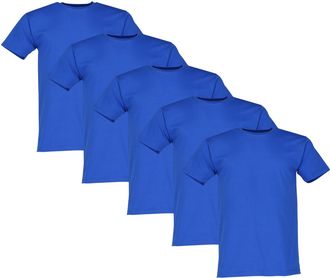 Fruit Of The Loom Original T Shirt 5er-Pack Herren, Royal, 3XL