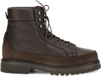 Brunello Cucinelli Bottines Explorer en cuir de cerf et daim - Homme - Chaussures - Brun - Taille: 43 EU