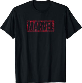 MARVEL Comic Logo Red T-Shirt