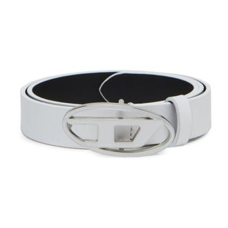 Diesel Lederg&uuml;rtel mit emaillierter Schnalle - - Accessories - Damen - Wei&szlig; - 85 CM