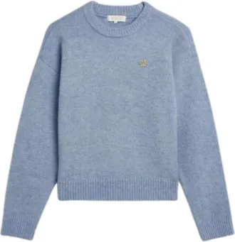 JOSH V Ize Maille Col Rond - Femme - Pulls - Bleu - Taille: 38 FR
