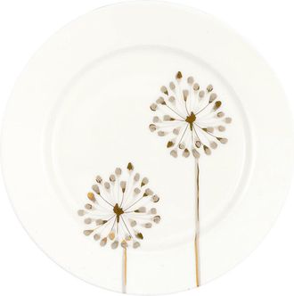 Green Gate Teller KLEIN LARYN Weiß mit Pusteblumen 15 cm Dessertteller
