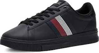 Tommy Hilfiger Men SUPERCUP LTH SEASONAL, Black, 44 EU