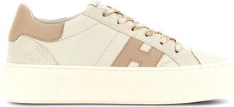 Hogan Femme, Chaussures, Beige, Taille: 38 EU Crosswind Baskets