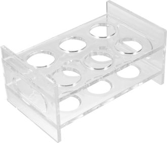 Cabilock Klarer Acryl Shot Glass Halter Runder Organizer für Bar Party Ausstellung Stabiles Waschbares Bar drinkware Display für Familienfeiern und Festtage