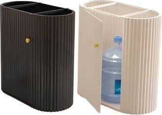 Generic Gro&szlig;e Tischgestell Mit Gestreiften Zierelementen Und Stauraum - Stahl M&ouml;belf&uuml;&szlig;e - Platzsparend/Einfach Zu Montieren(Schwarz)