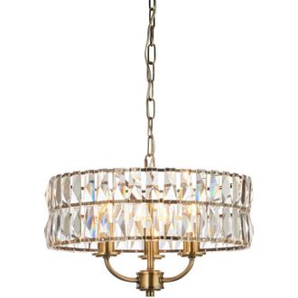 Endon Lighting Clifton Lampe suspendue &agrave; 3 bras multiples en laiton antique