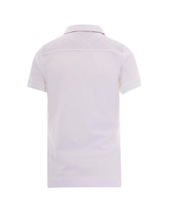 Barbour Womens Polo Shirt Portsdown White-Hessian Cotton Tops White/hessian
