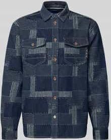 Scotch & Soda Relaxed Fit Hemdjacke in Denim-Optik
