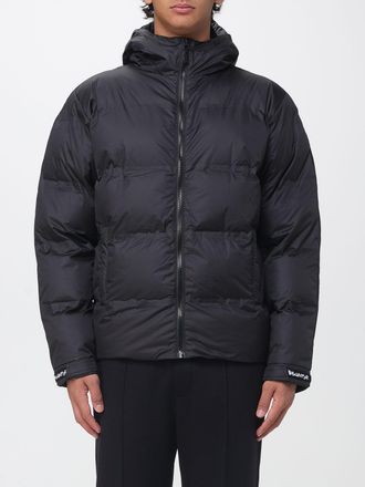 Disclaimer Wasserdichte Nylon-Daunenjacke von mit Kapuze und Logo auf der R&uuml;ckseite