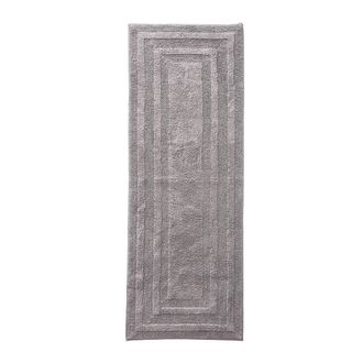 Eddie Bauer Badezimmerteppich Weiche, getuftete Baumwoll-Badezimmer-Dekoration, super saugf&auml;hig und schnell trocknend, 100, Chromgrau, 110 x 5 (Rectangular)