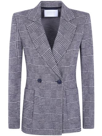 Harris Wharf London Jacket Double Breasted Patterned Moleskin