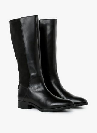 Geox Bottes Felicity vernies en cuir m&eacute;lang&eacute;