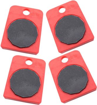 NUOBESTY 4stücke Möbeltransportrollen Möbelgleiter Mit Stabilen Universalrädern Für Schwere Möbel Wie Betten Tische Kühlschränke rutschfest Sicher Und Einfach 