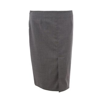 Lardini Chic Grauer Woll-Bleistiftrock - - Skirts - Damen - Grau - S