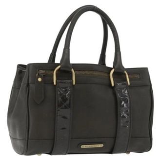 Burberry Pre-owned Vintage Tote Bag - Femme - Pre-owned - Noir - Taille: ONE Size