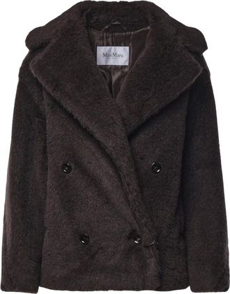 Max Mara Manteau Teddy - Femme - Vestes - Brun - Taille: 38 FR