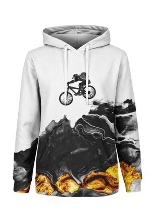 Mr. Gugu & Miss Go Paint Pour Biker Hoodie