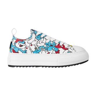 Dsquared2 Femme, Chaussures, Multicolore, Taille: 39 EU Smurfs Low Top Baskets