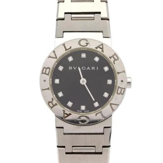 Bulgari Montre vintage Pre-owned - Femme - Pre-owned - Noir - Taille: ONE Size