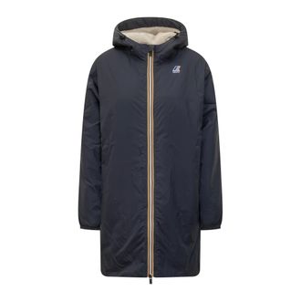K-Way Femme, Manteaux, Bleu, Taille: 44 FR Le Vrai 4.0 Eiffel Parka