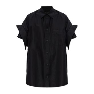 Balenciaga Logo Shirt - - Blouses & Shirts - Damen - Schwarzk - 2XS