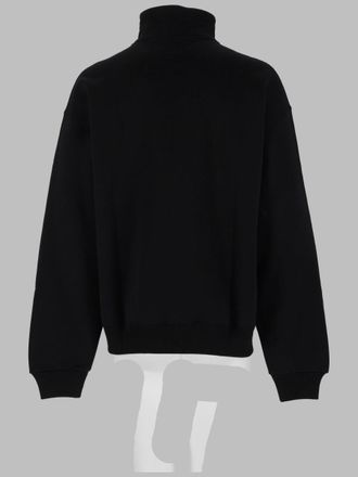 Jacquemus Zip Turtleneck Sweatshirt - Black